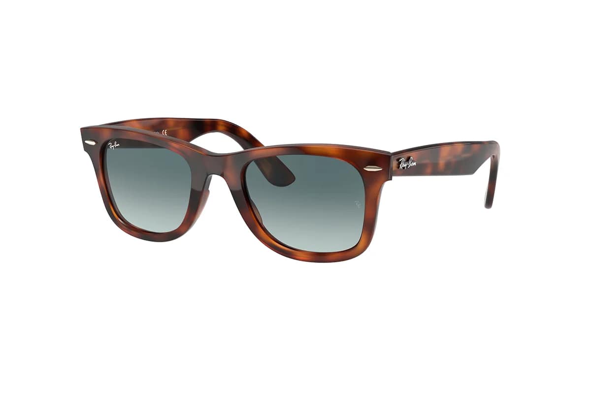 Occhiali da sole Ray Ban Wayfarer Ease RB4340 squadrati havana rosso